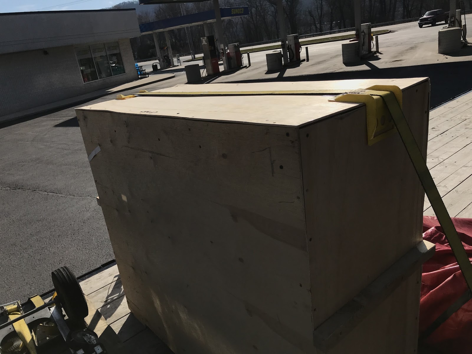 Shipping a Sewing Machine with Heavy Equipment Transport