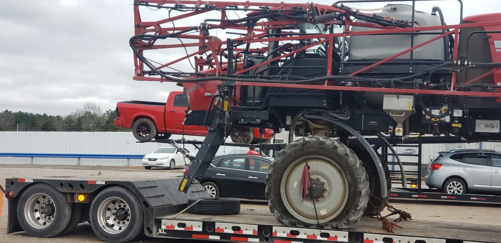 Shipping a 2017 Case 2250 Sprayer with the Pros
