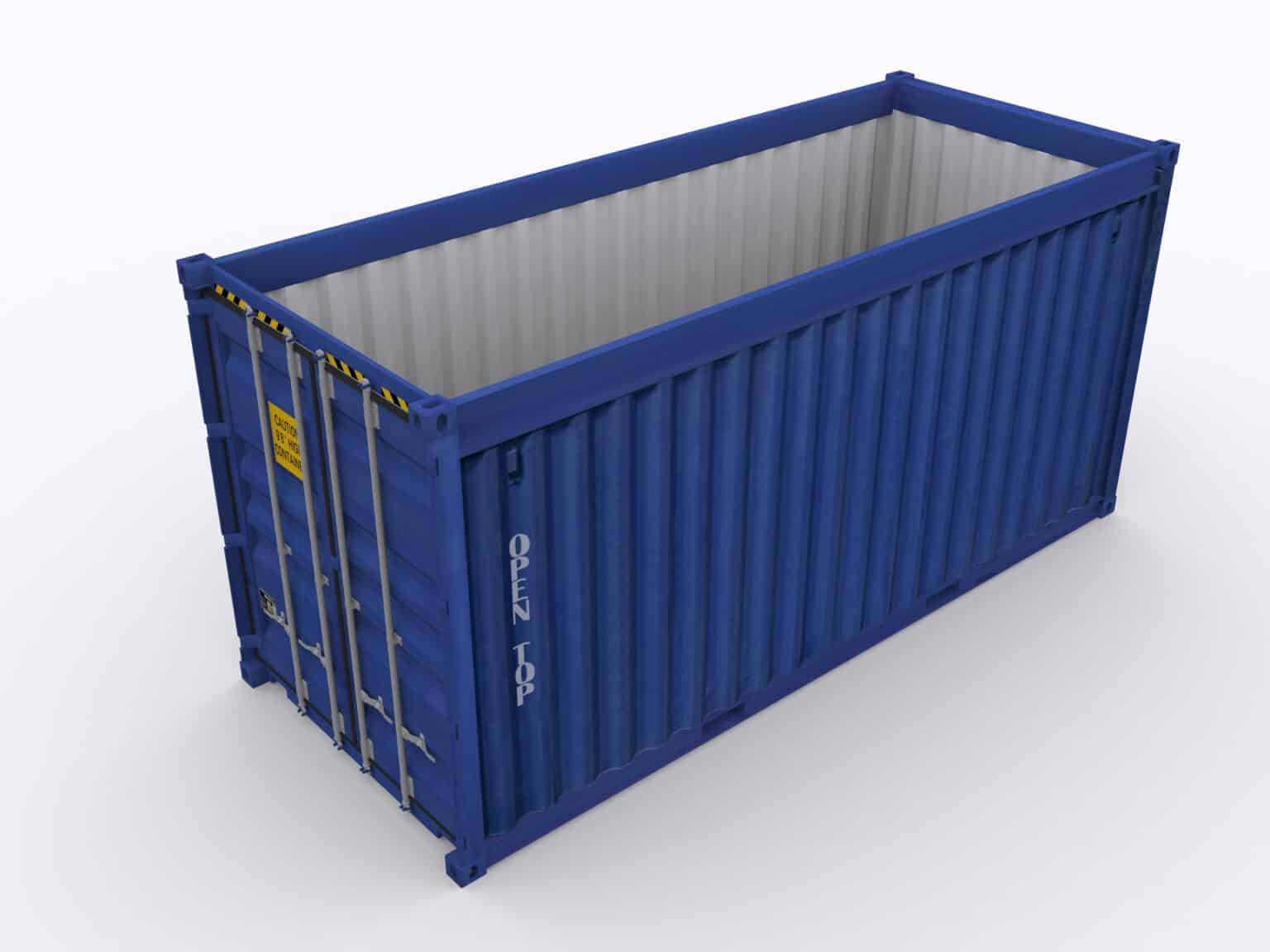 What is an Open Top Container? Everything You Need To Know - Heavy ...